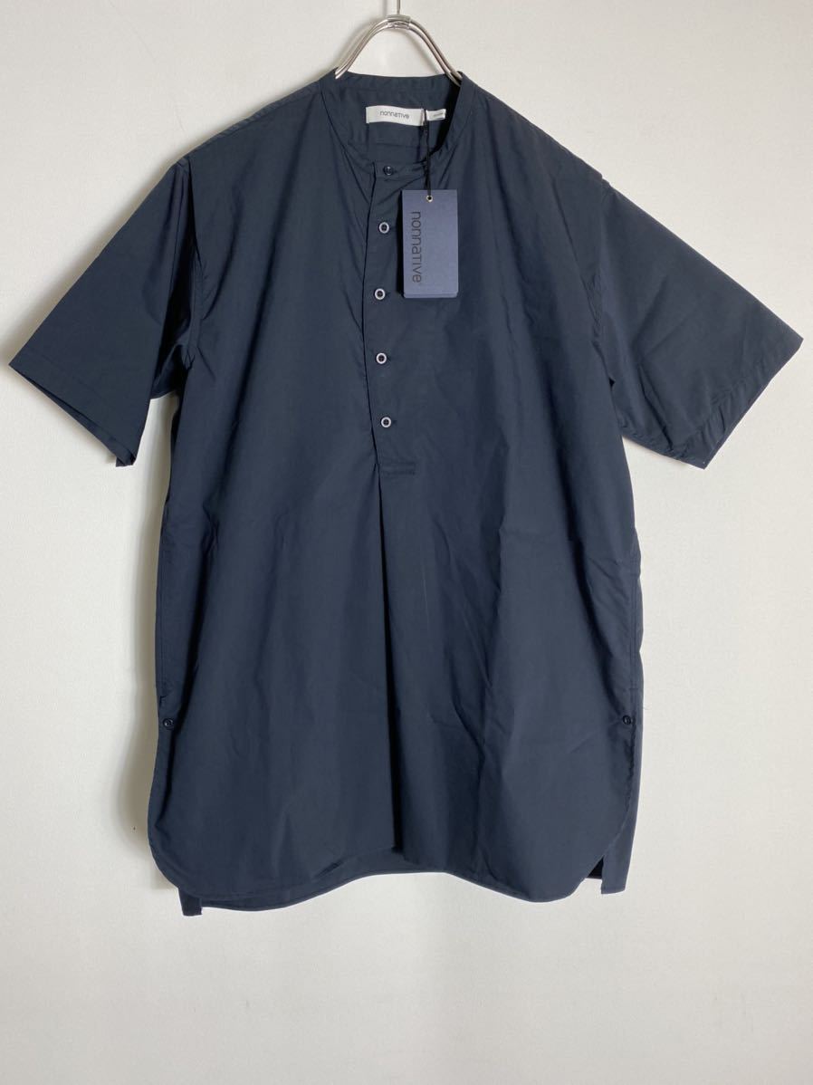 ノンネイティブ プルオーバー シャツ19SS SCIENTIST PULLOVER LONG SHIRT S/S C/P TYPEWRITER STRETCH COOLMAX NN-S3527 ...