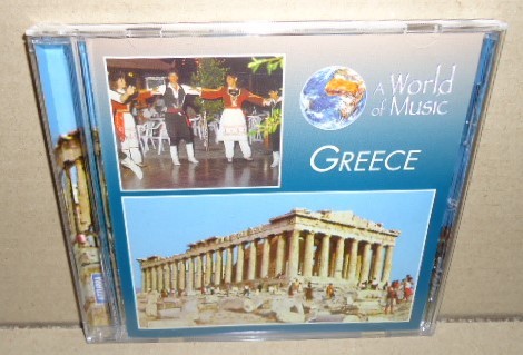 A WORLD OF MUSIC GREECE CD 伝統舞踊音楽 ギリシャ GREEK アテネ ゾルバダンス ブズーキ シルタキ 世界音楽 ...