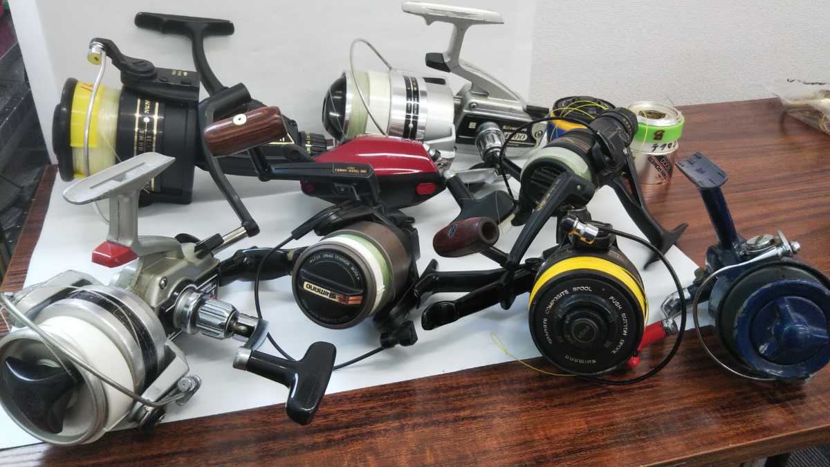 スピニングリール まとめ SHIMANO Daiwa シマノ BB-X950 AEROCASTⅠ GT1000 DIAMOND MI-COM ST-1 Silverline 4000 ...