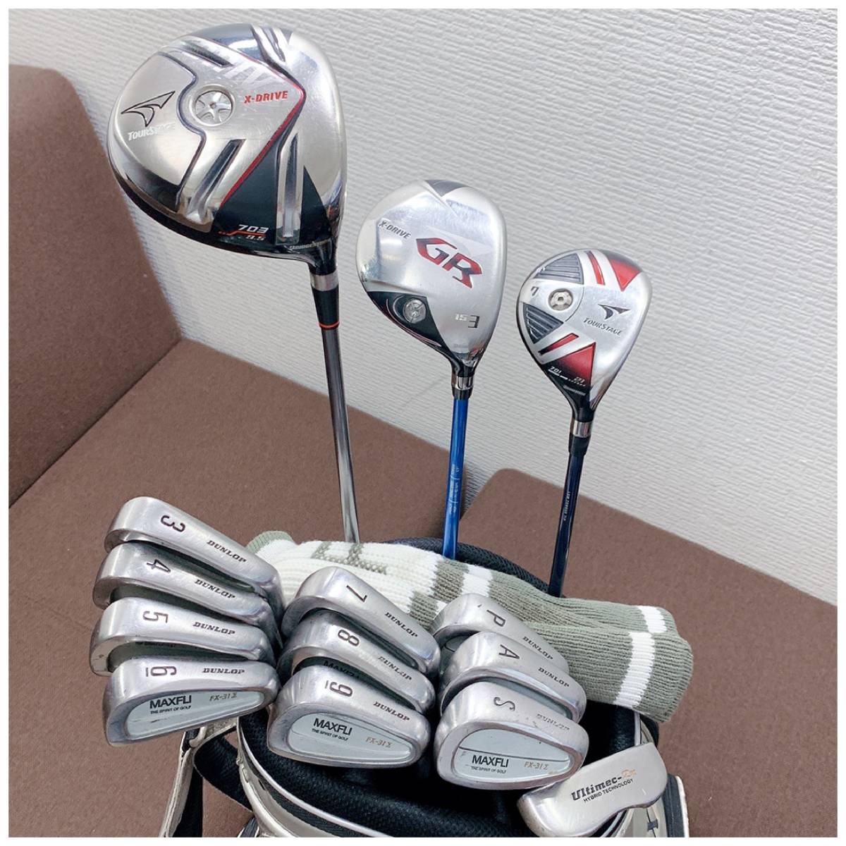 一流メーカー Rシャフト ブリジストン ダンロップ パター付き ルールMAX14本即コースフルセット(セット)｜売買されたオークション情報、yahooの商品情報をアーカイブ公開 ...