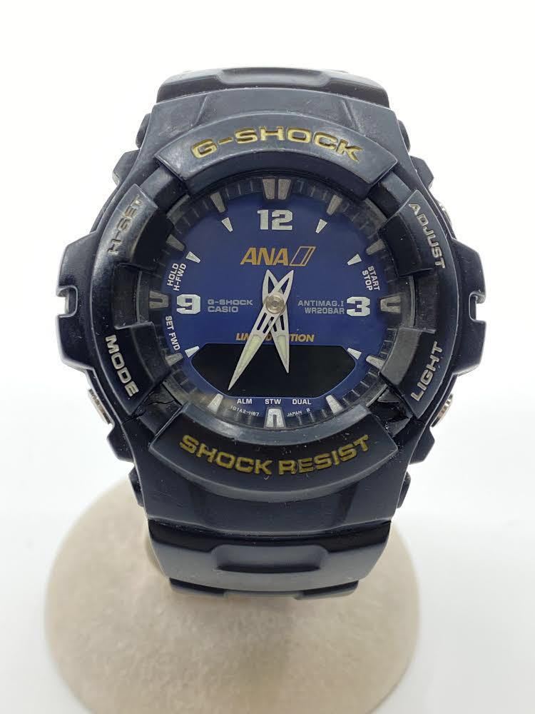 ANA限定 CASIO E38 カシオ G-SHOCK Gショック 2327 G-100 QZ クォーツ メンズ腕時計 デジタル アナログ ...