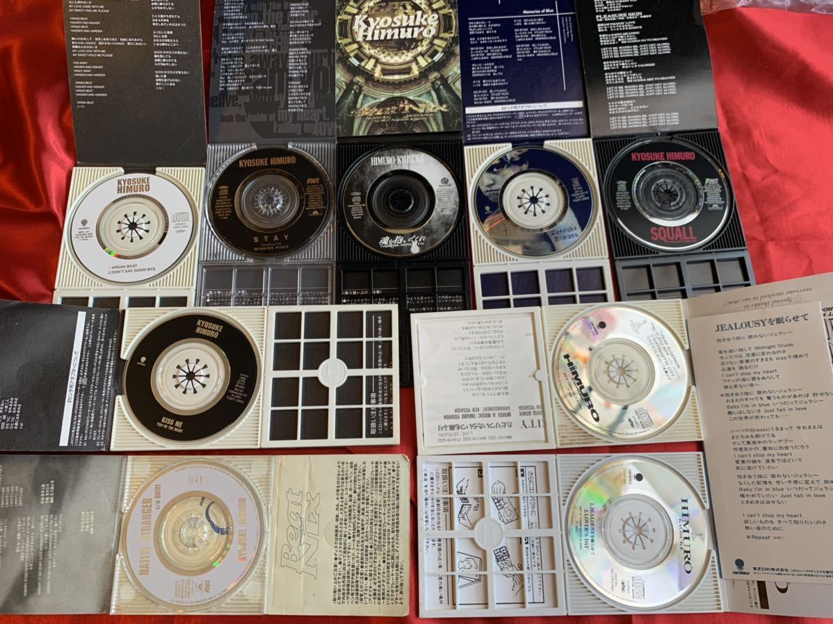 〓8cm CD〓 氷室京介 DEAR ALGERNON／SQUALL／VIRGIN BEAT／NATIVE STRANGER DRIVE／Good Luck My Love 等 8cmシングル ...