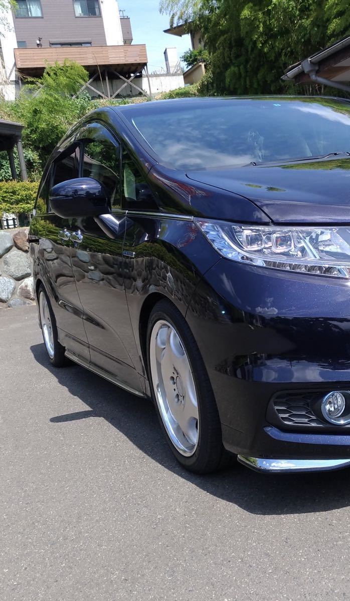 AME シャレン 18×8J43.38 TOYOトランパス225/45 RC系オデッセイ RG系ステップワゴン ツライチ(ラジアルタイヤ ...