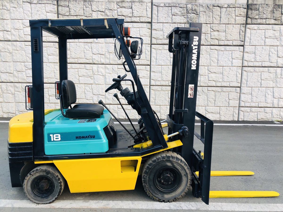 売切 フォークリフト コマツ FG18-15 1.8T Komatsu FG18-15 サイド付き(トラック、ダンプ、建設機械)｜売買されたオークション情報、yahooの商品情報をアーカイブ ...