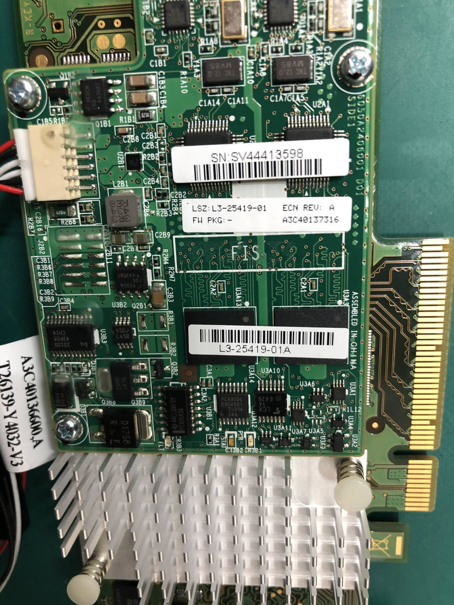 2個セット出品 富士通 Fujitsu RAID Controller D3116-C26 FP 6G LSI SAS 2208 PCIe 8 ...