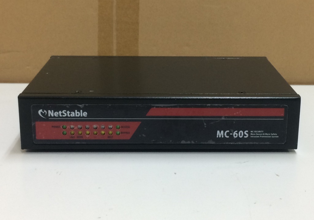 現状 MCセキュリティ NetStable MC-60S | 不正侵入防御システム IPS(ネットワーク)｜売買されたオークション情報、yahooの商品情報をアーカイブ公開 - オークファン ...