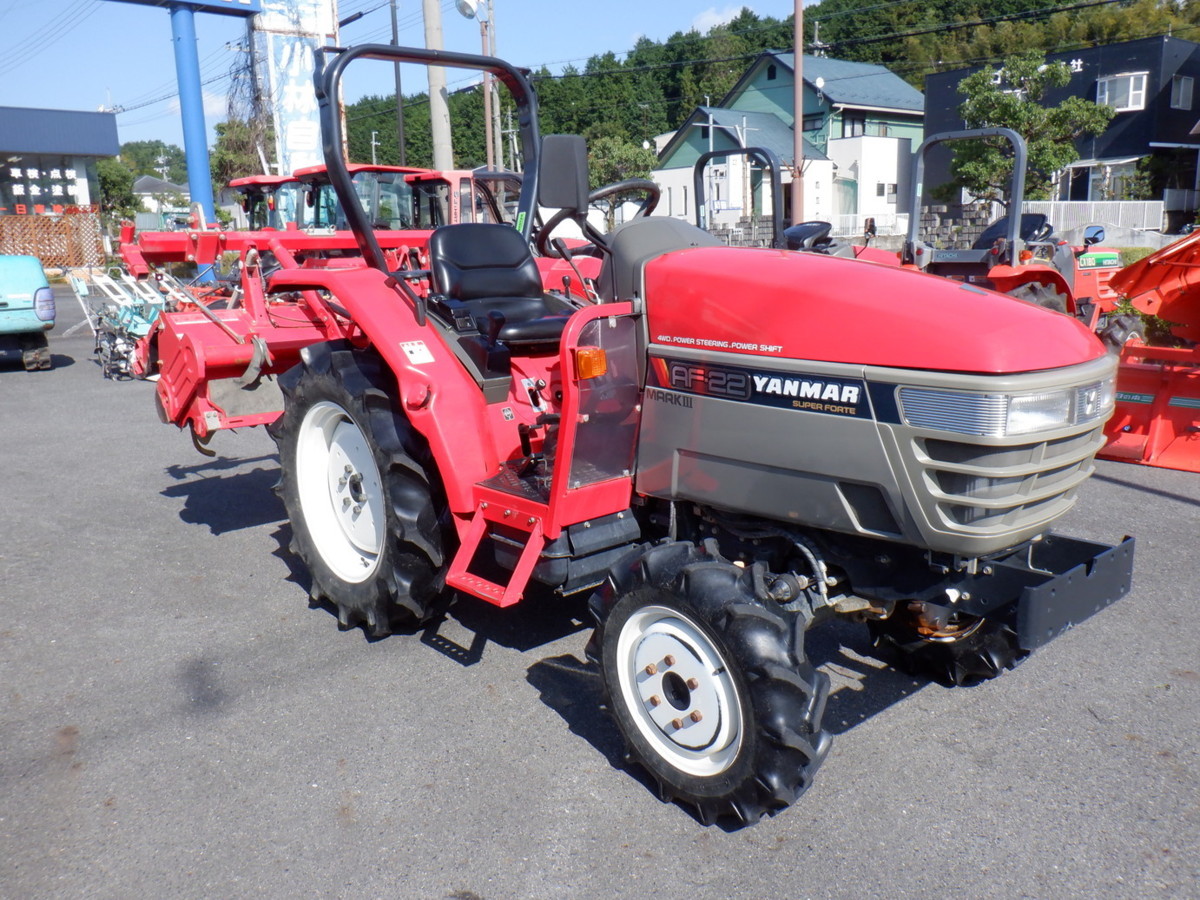 ヤンマー トラクター AF22 4WD 22馬力 516時間 パワステ 逆転PTO 滋賀発(車体)｜売買されたオークション情報、yahooの商品情報をアーカイブ公開 - オークファン ...