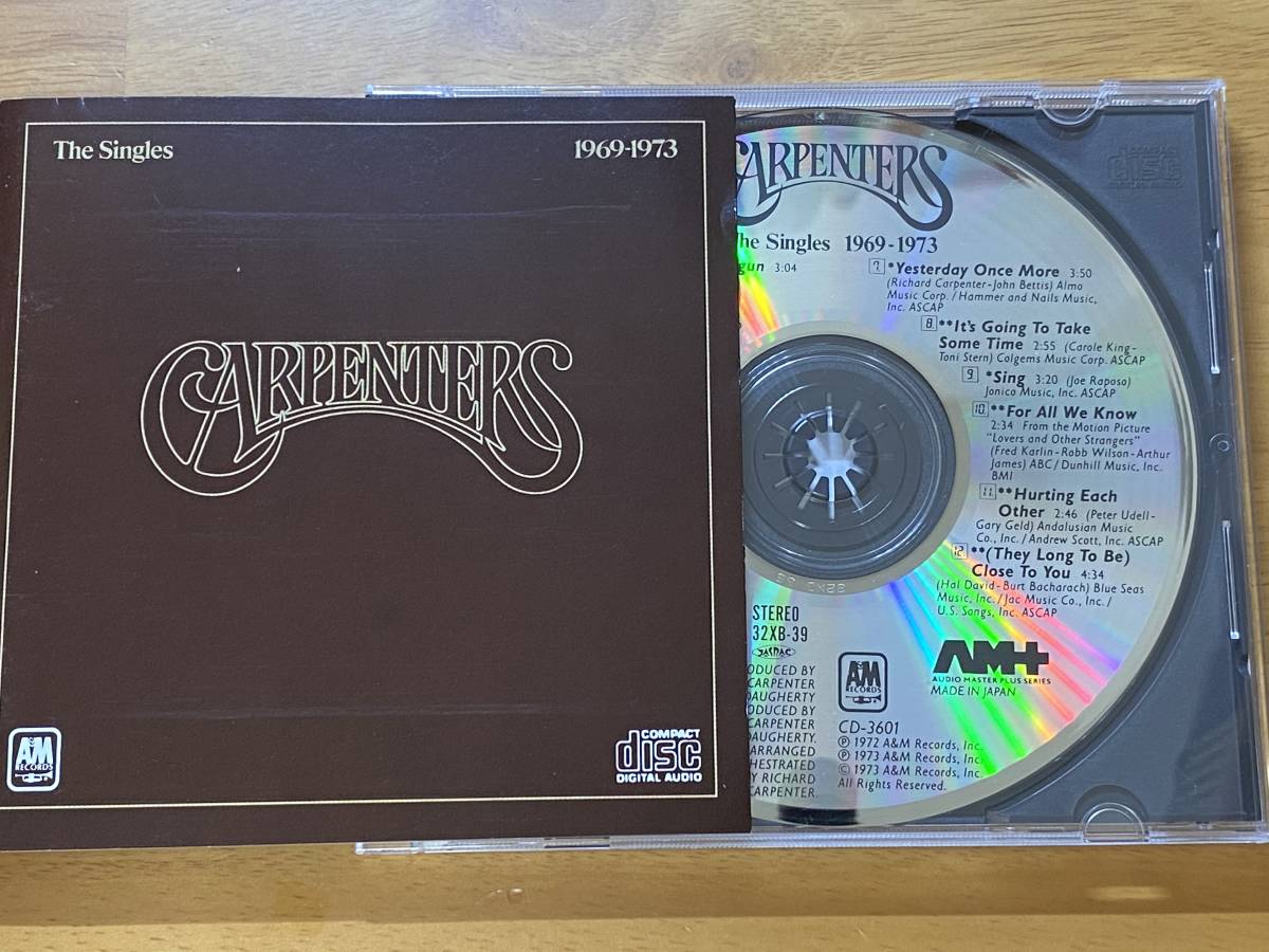 85年アルファ/ワーナー パイオニア国内初期3200円盤 32XB-39 カーペンターズ CARPENTERS 72年 シングルズ 1969 ...