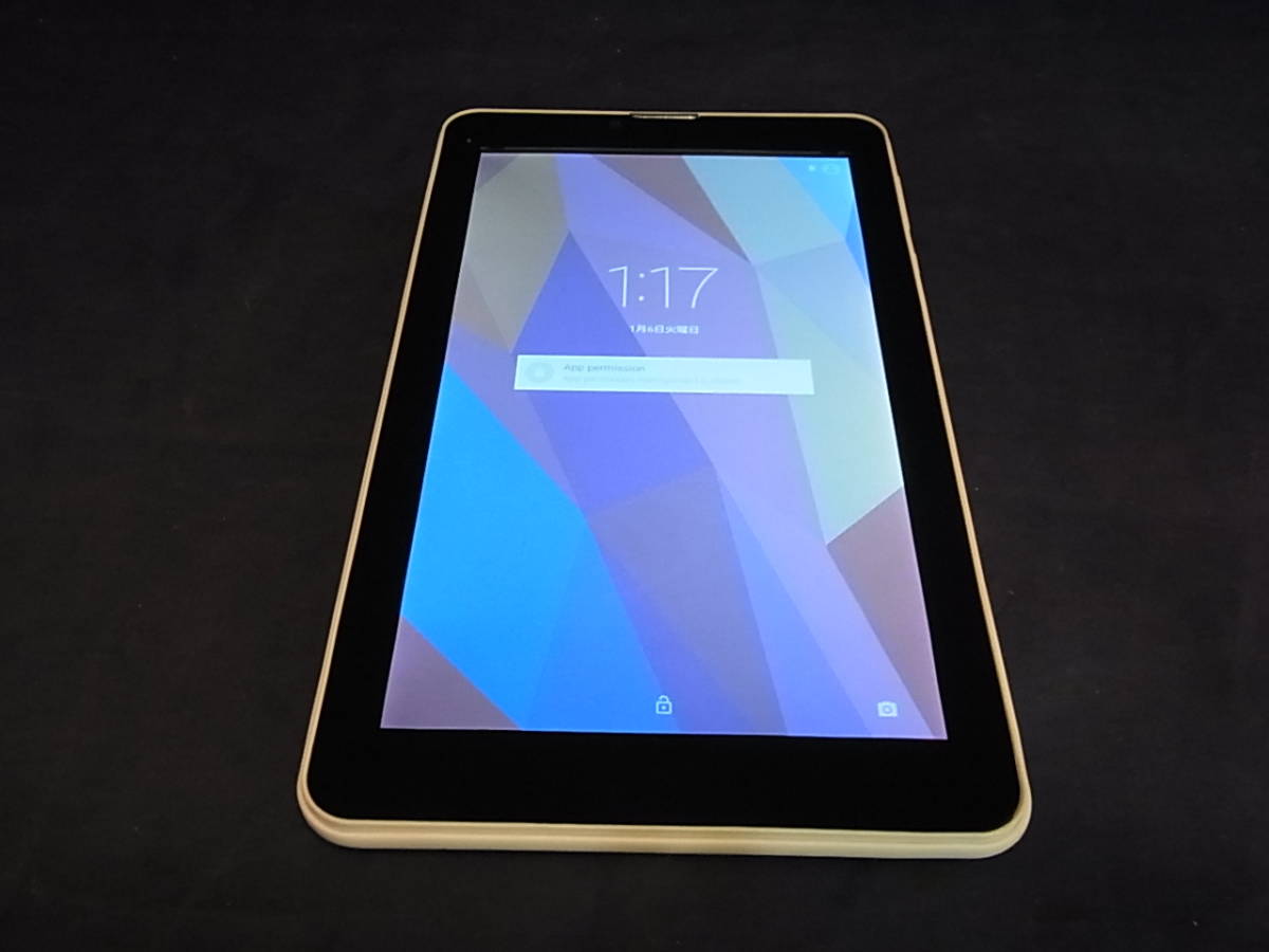 460 100円 Progress Tab アンドロイド5.1 QM706G／ゴールド／Wi-Fiモデル／8GB／android／タブレット ...