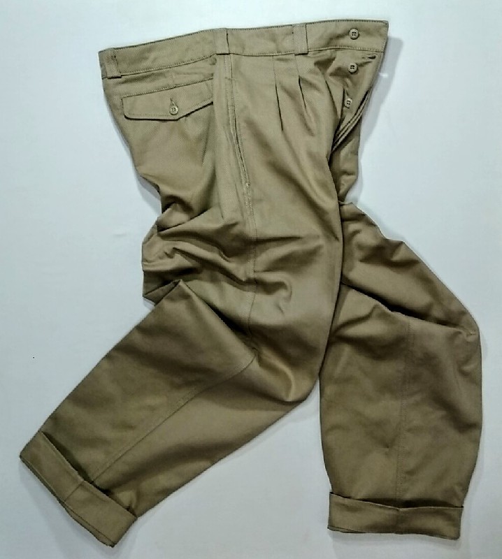 Euro Chinos pants From France M52 replica w79 l73.5 France military ツー ...