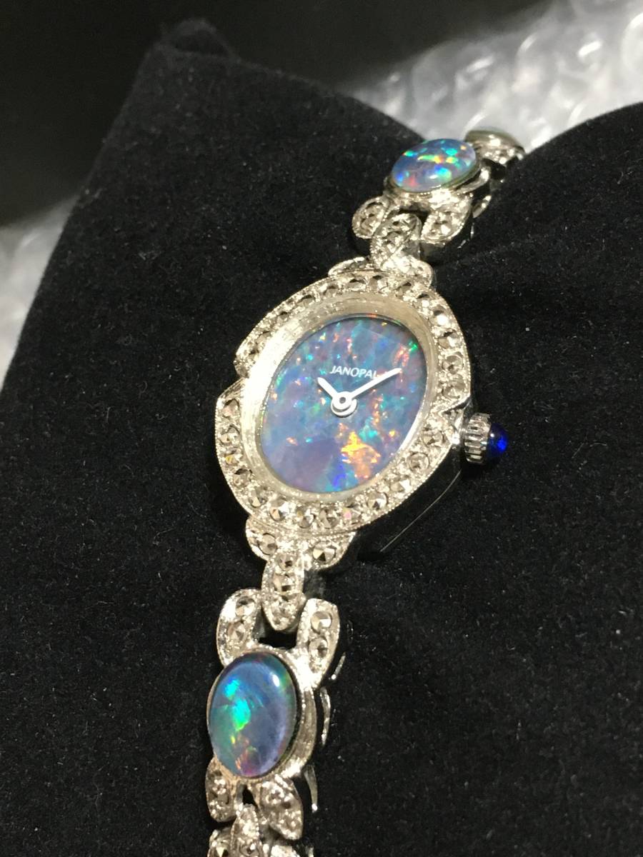 JANOPAL マーカサイトベゼル＆オパール文字盤 ベルト 品(2針（時、分）)｜売買されたオークション情報、yahooの商品情報をアーカイブ公開 - オークファン（aucfan.com）