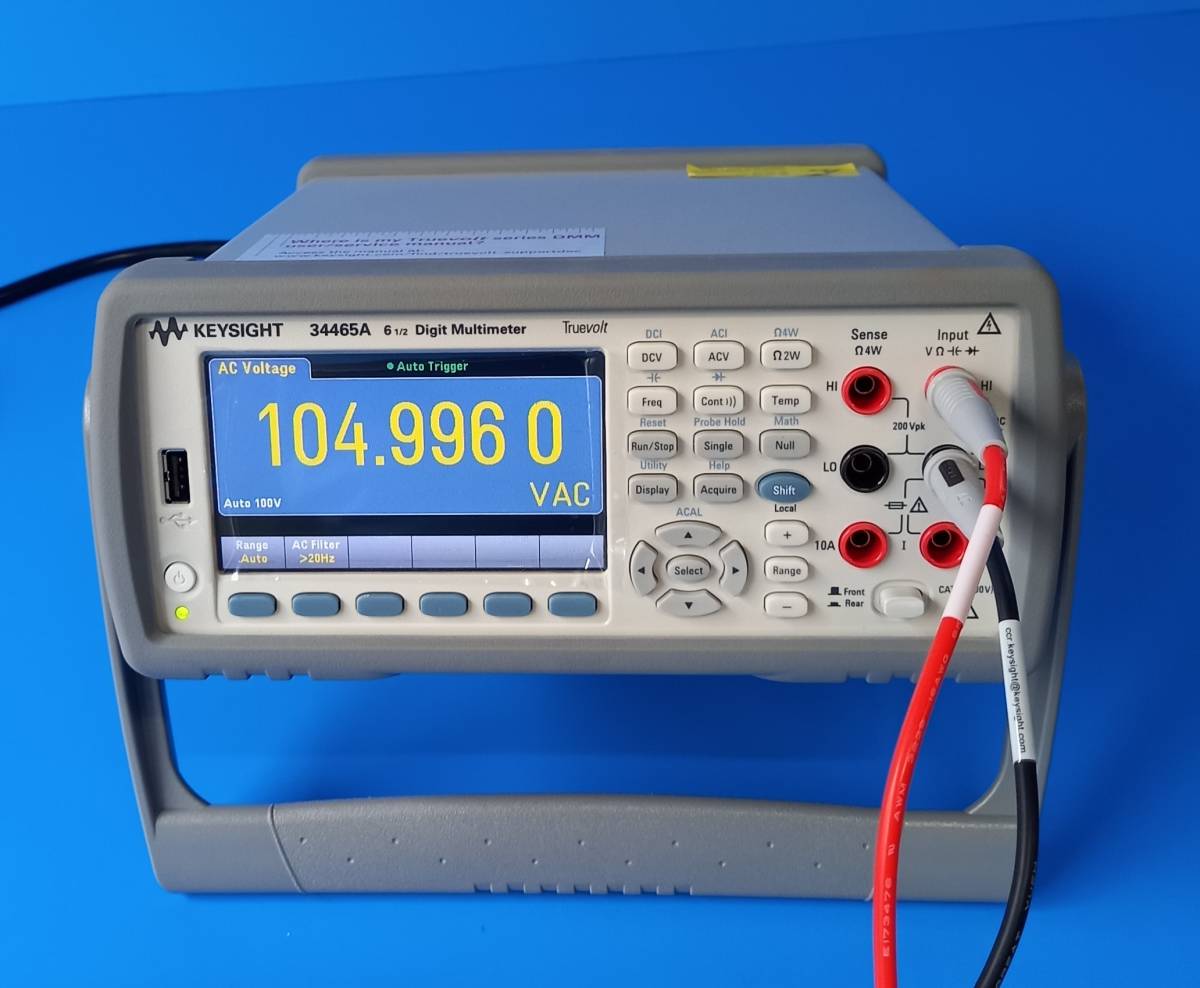 KEYSIGHT 34465A デジタルテスター 6.5桁 デジタルマルチメーター 6 1/2 digit multimeter(電気計測器 ...
