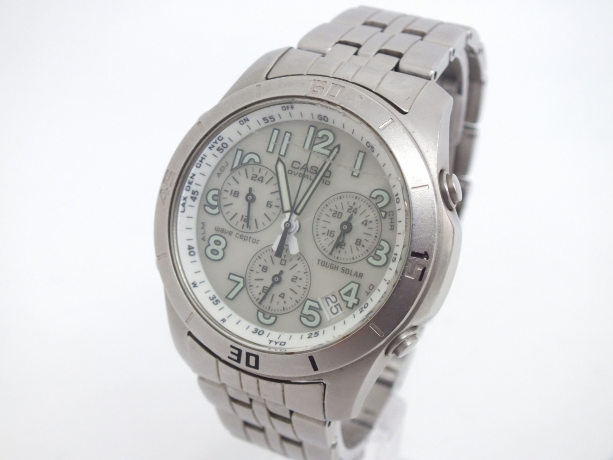 CASIO/カシオ OVERLAND wave ceptar 4349 OVW-600 タフソーラー 腕時計 稼働品(カシオ)｜売買された ...