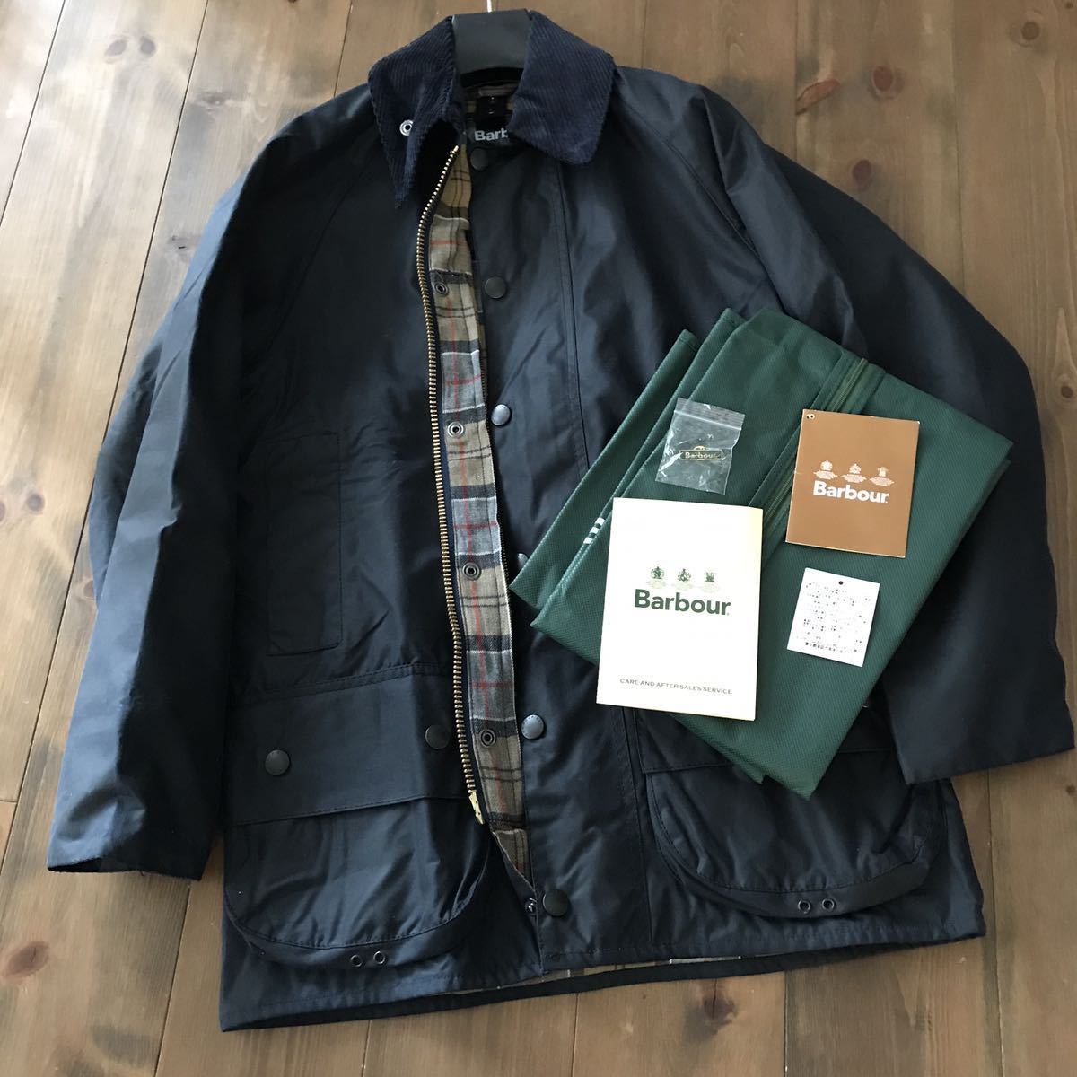 試着のみ 英国製 Barbour 34 ネイビー BEAUFORT オリジナルフィット バブアー ワックスドコットン 付属品付 BEDALE BEAMS F ビームス(男性用)｜売買された ...