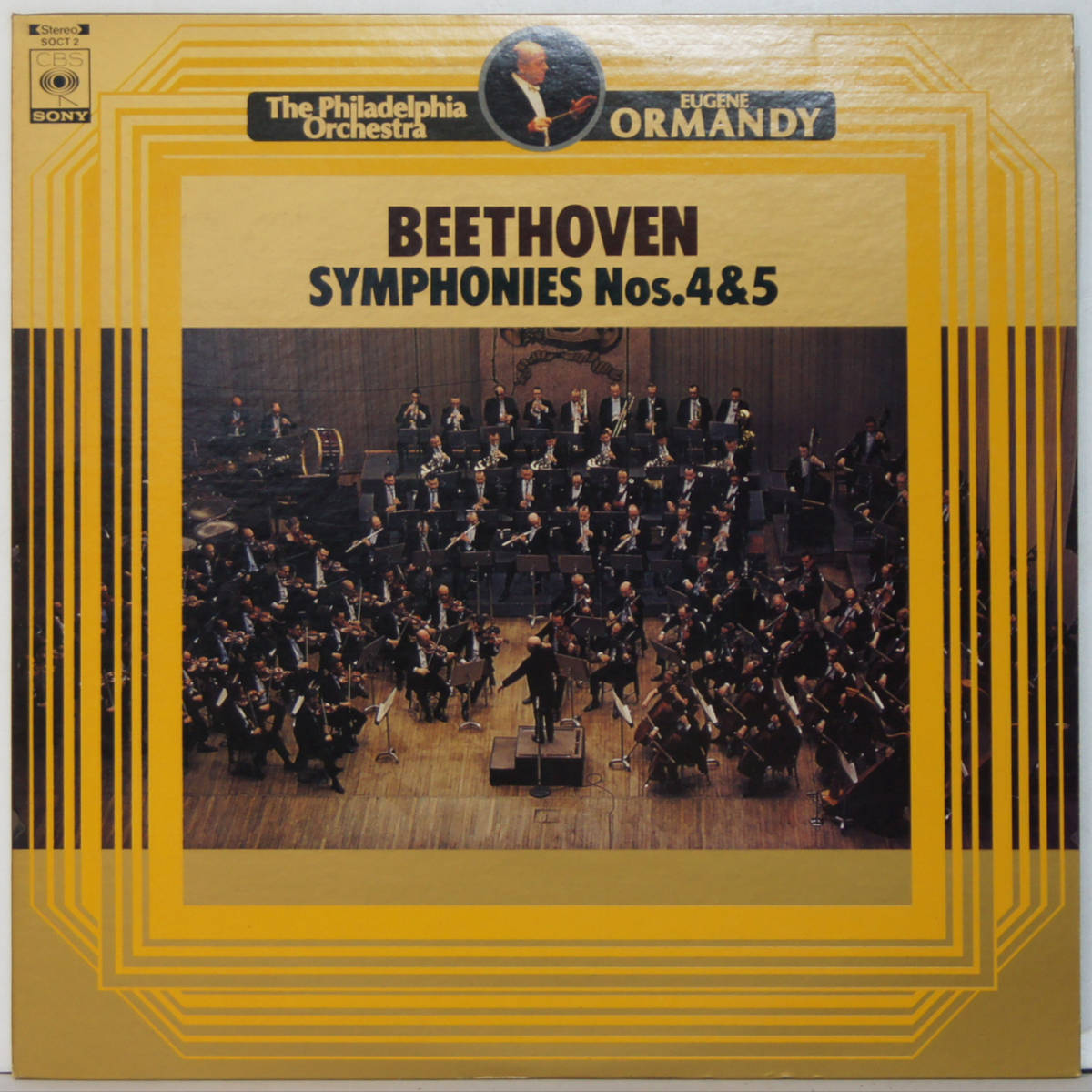 01008i 見本盤12LP EUGENE ORMANDY / BEETHOVEN symphonies no.4&5 SOCT2 オー ...