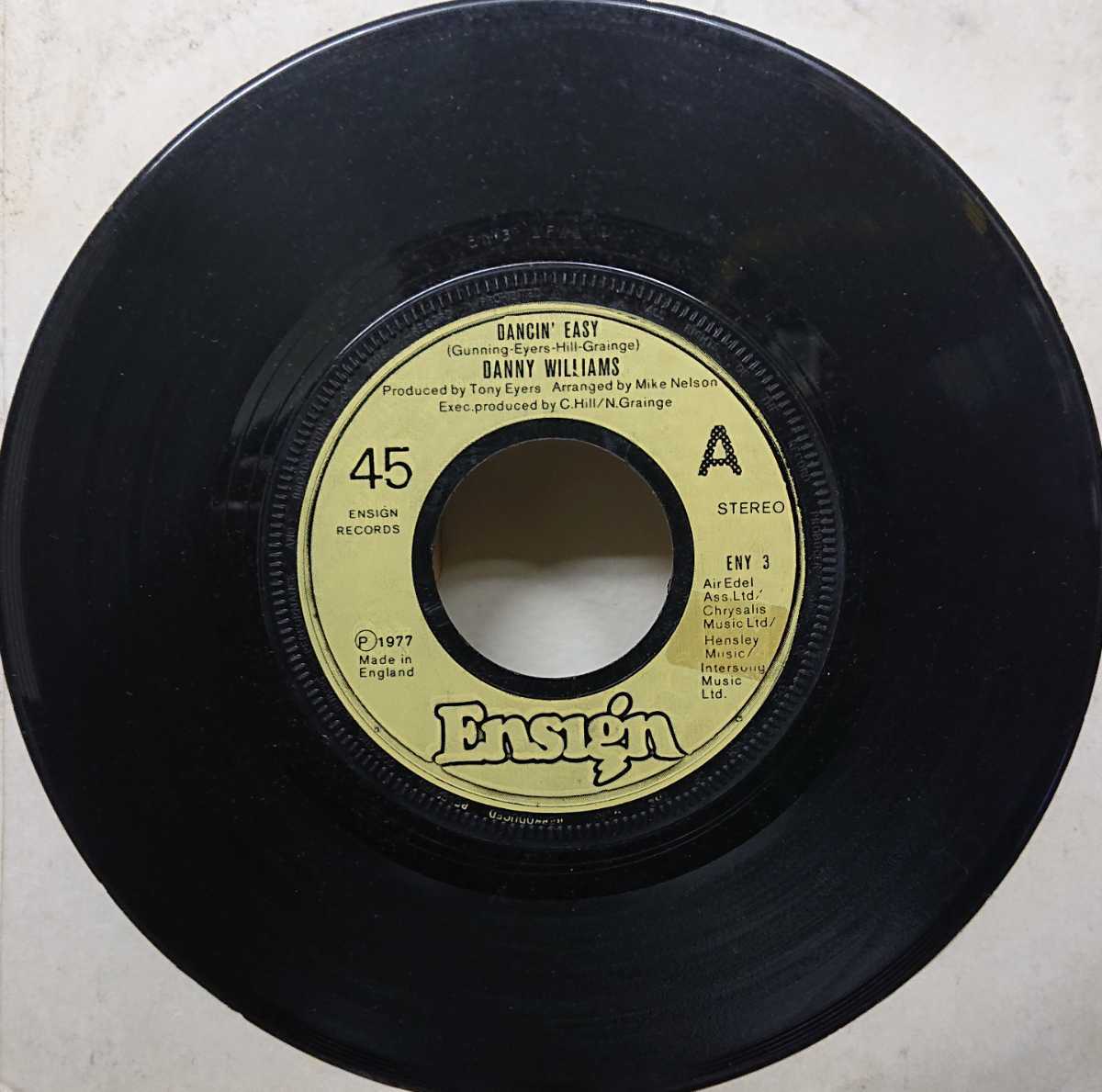 DANNY WILLIAMS/DANCIN' EASY'1977UK ENSIGN7INCH(R&B、ソウル)｜売買されたオークション情報 ...