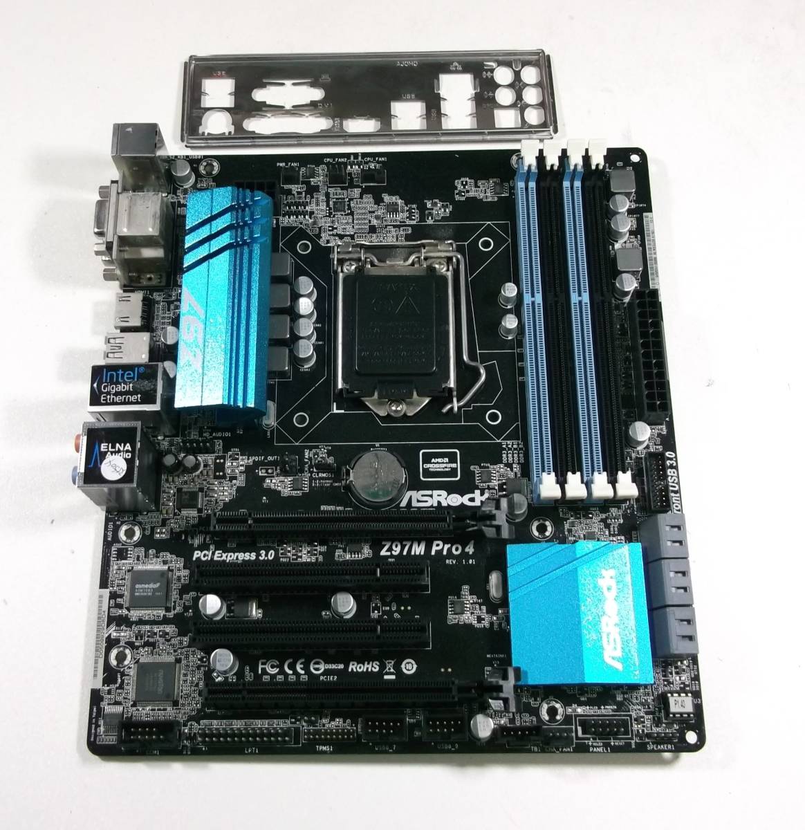 ASRock Z97M Pro4 LGA1150 MicroATXマザーボード 正常(PC/AT互換機)｜売買されたオークション情報 ...