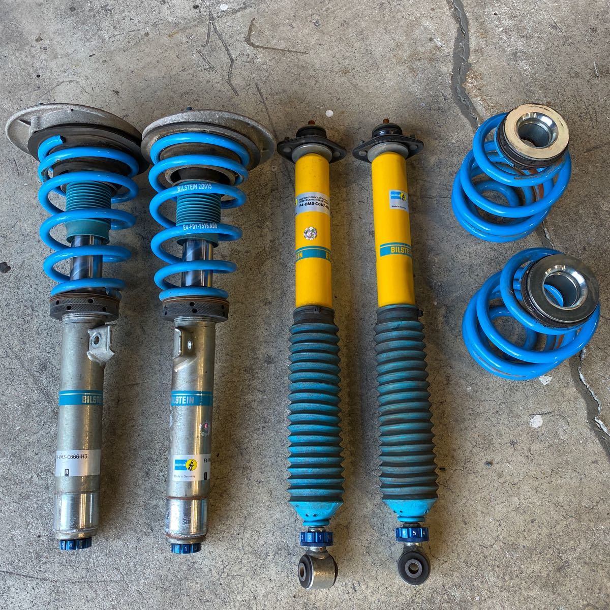 bmw e46 m3 車高調 ビルシュタイン pss10 bilstein bps アッパー付き(サスペンションキット（一式）)｜売買された ...