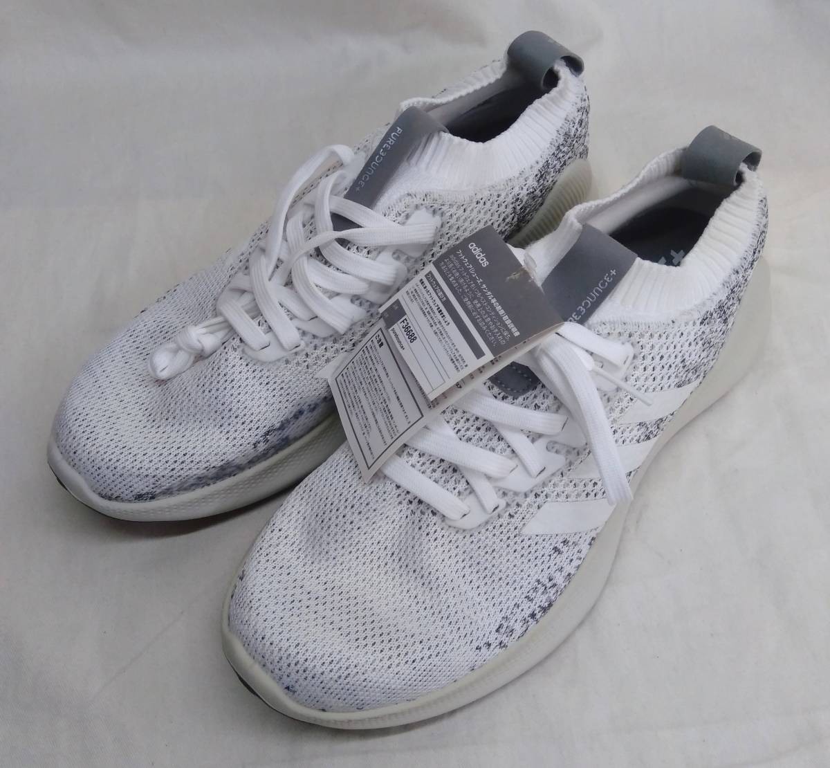 タグ付 adidas purebounce+ アディダス ピュアバウンズ スニーカー メンズ 28cm 白 ホワイト F36688 店舗受取可 ...