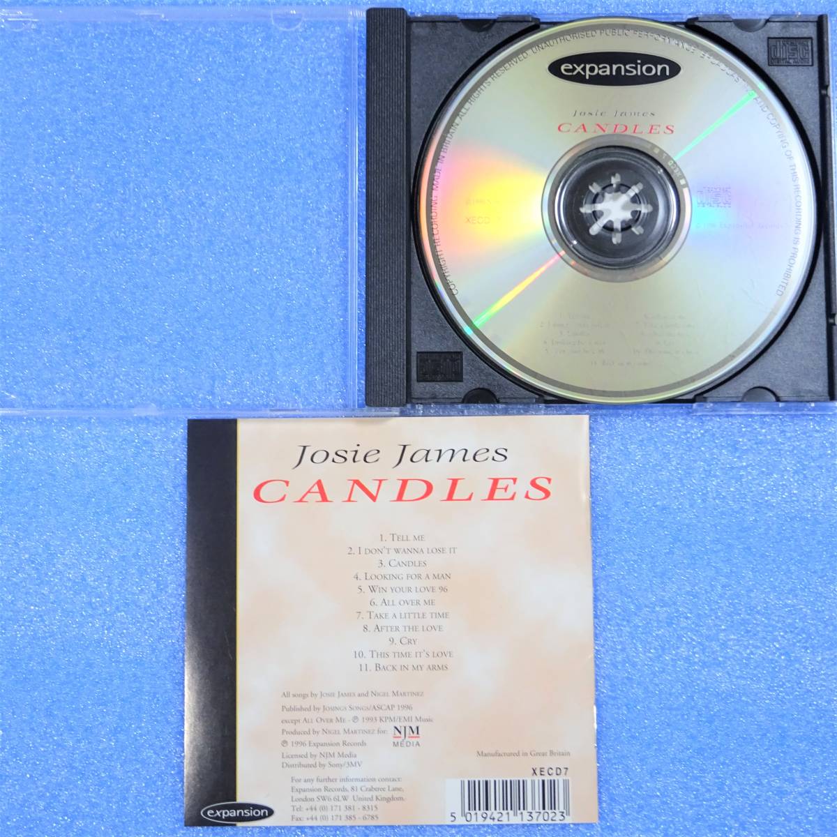 CD ジョシー ジェームス JOSIE JAMES / CANDLES UK盤 1996年 ソウル R&B(R&B、ソウル)｜売買された ...