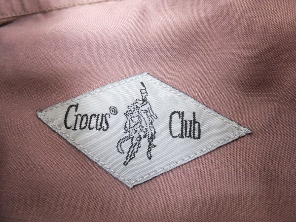 ＜送料280円＞Crocus Club 胸ポケット付 長袖カラーシャツ 赤紫系 パープル(Mサイズ)｜売買されたオークション情報、yahooの ...