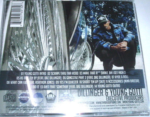 YOUNG GOTTI /same day different shit~G-rap DPG day kurupt dogg pound LBC(ラップ、ヒップホップ)｜売買されたオークション ...