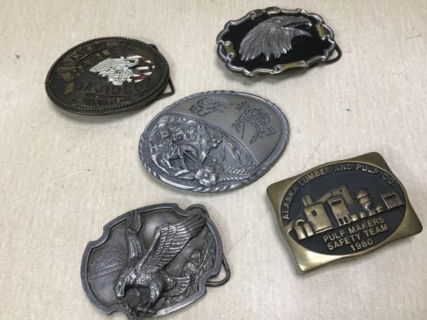 B59 ベルトバックル 5点まとめて HARLEY-DAVIDSON イーグル 他(バックル)｜売買されたオークション情報、yahooの商品情報をアーカイブ公開 - オークファン（aucfan ...