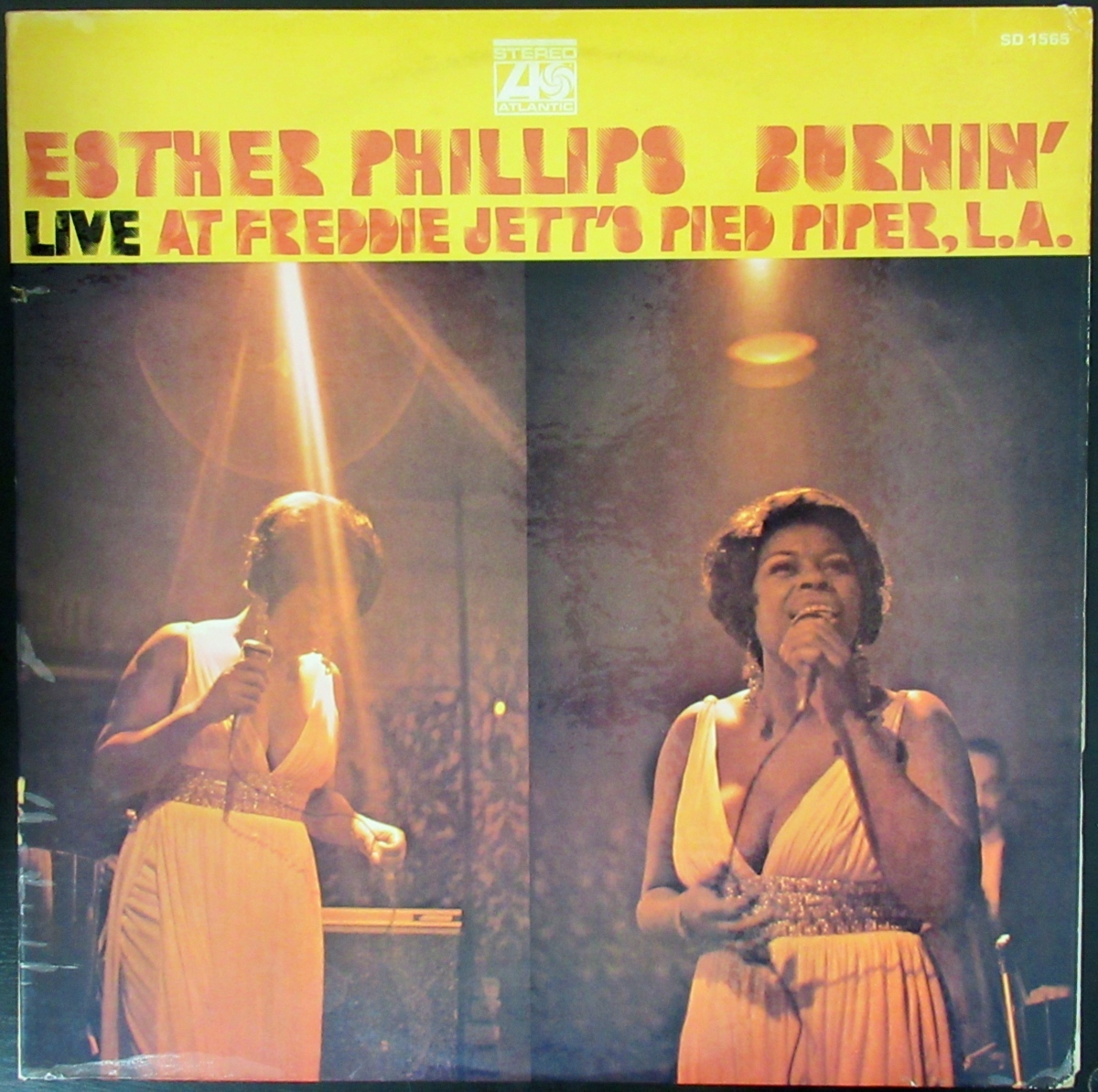 JAZZ VOCAL LP/US ORIG./コーティングJKT/ESTHER PHILLIPS/BURNIN' LIVE AT ...