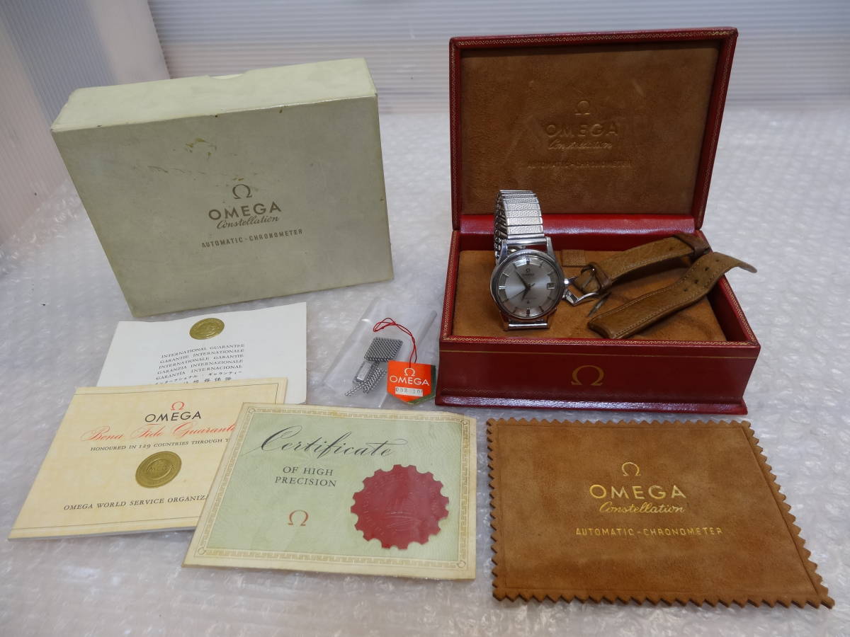 OMEGA オメガ Ω AUTOMATIC CHRONOMETER コンステレーション 腕時計 レトロ(コンステレーション)｜売買されたオークション情報、yahooの商品情報をアーカイブ公開 ...
