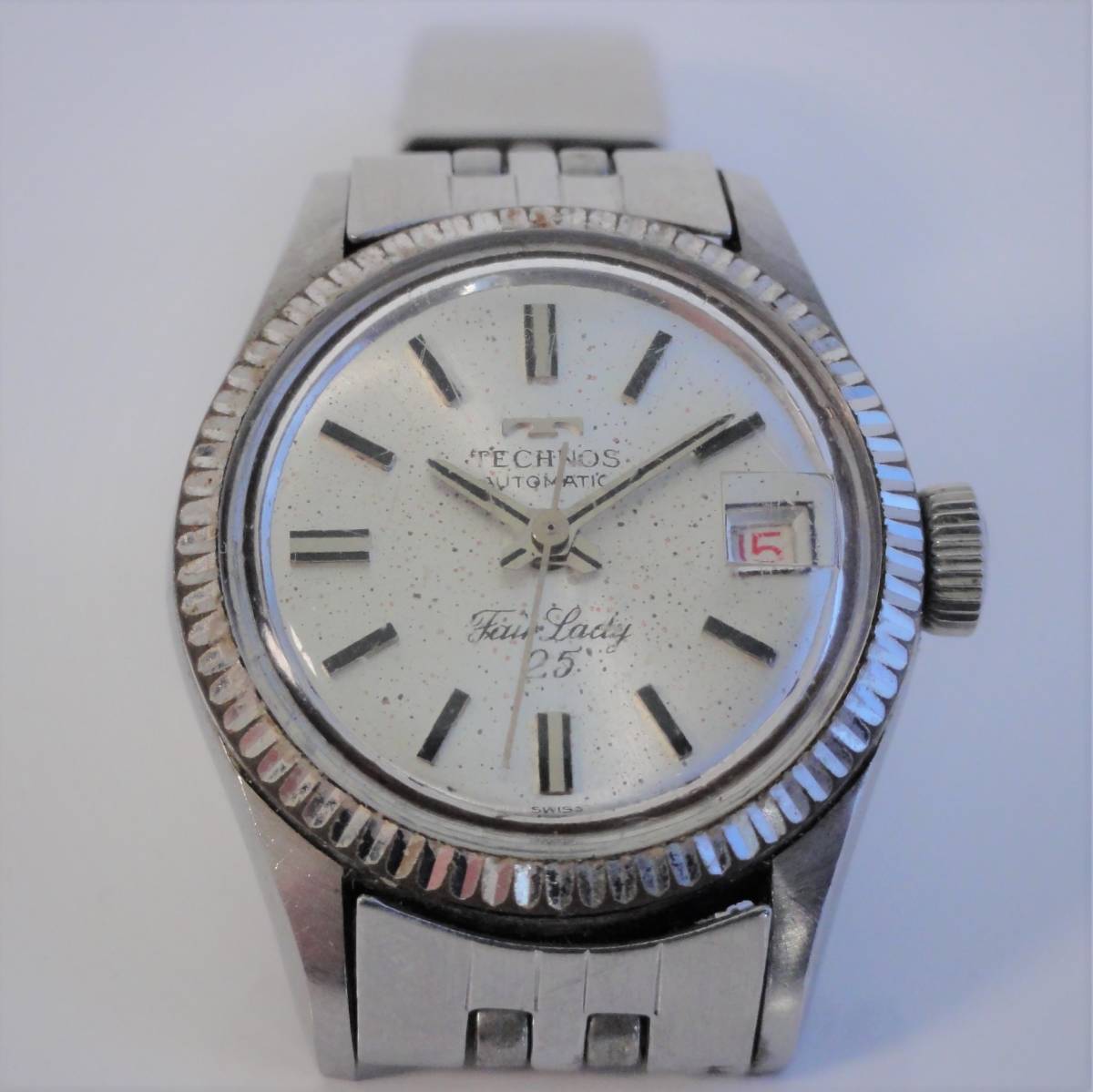 TECHNOS テクノス Fair Lady レディース AUTOMATIC 自動巻き 腕時計 ヴィンテージ 25石 ジャンク(テクノス)｜売買されたオークション情報、yahooの商品情報を ...