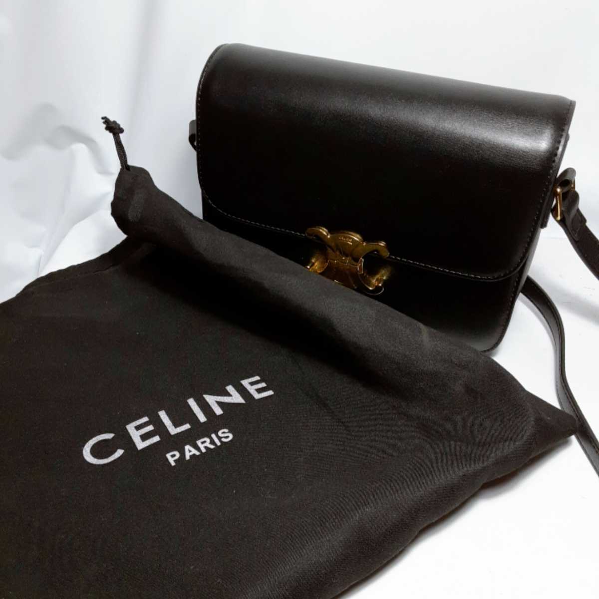 CELINE セリーヌ TRIOMPHE トリオンフ ショルダーバッグ 肩掛けハンドバッグ(ショルダーバッグ)｜売買されたオークション情報、yahooの商品情報をアーカイブ公開 ...
