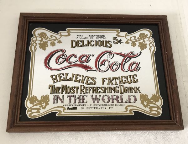 1980年代 昭和レトロ Coca-Cola コカ コーラ パブミラー 鏡 看板 ヴィンテージ M151(コカ・コーラ)｜売買されたオークション情報、yahooの商品情報をアーカイブ公開 ...