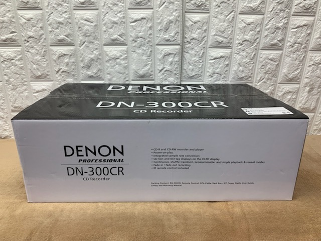 T872 極美品中古 送料無料 DENON DN-300CR コアキシャル&Toslink入出力対応CDレコーダー/プレイヤー 録音 ...