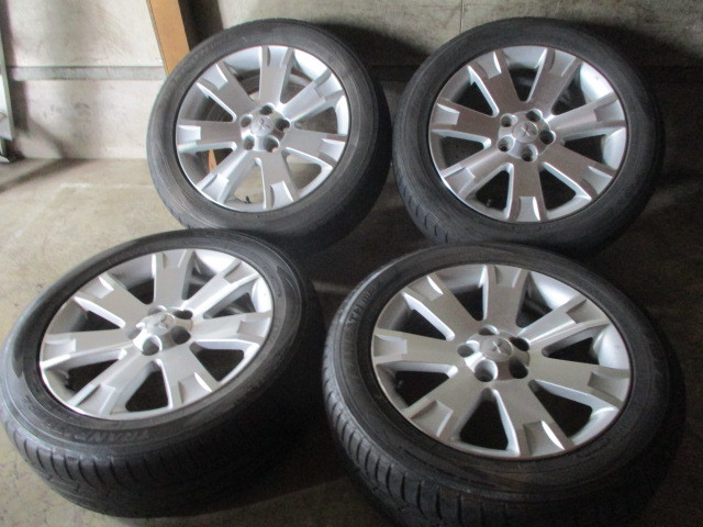 大 の純正品set/日本製/特別格安完全1 000-売切 三菱 デリカ D5 純正 ENKEI MAT SIL/POL TOYO TRANPATH mpz 225/55R18 純正戻しにも ...