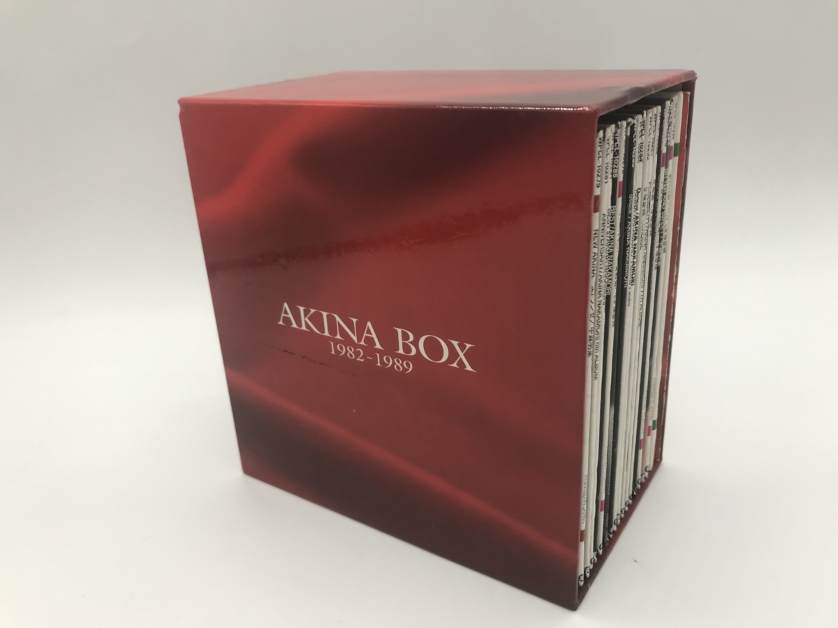 良品 中森明菜 AKINA BOX 1982-1989 紙ジャケット CD 18枚組 限定仕様 収納ボックス/紙ジャケットに傷みあり 9 ...