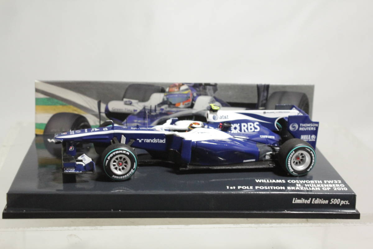 MINICHAMPS 1/43 ウィリアムズ FW32 ヒュルケンベルグ 1st POLE ブラジルGP 2010年(レーシングカー)｜売買さ ...