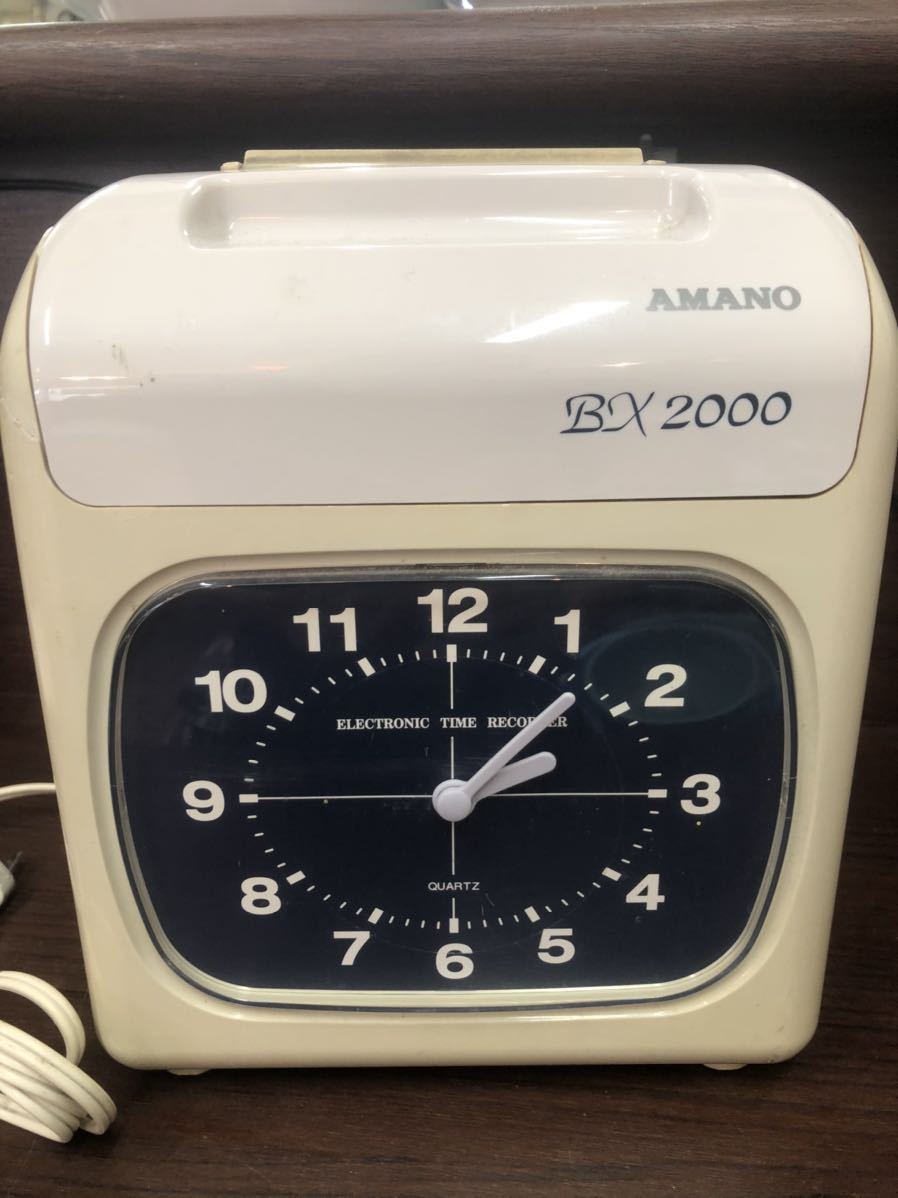 アマノタイムレコーダー BX2000(タイムカード、レコーダー)｜売買されたオークション情報、yahooの商品情報をアーカイブ公開 - オークファン（aucfan.com）