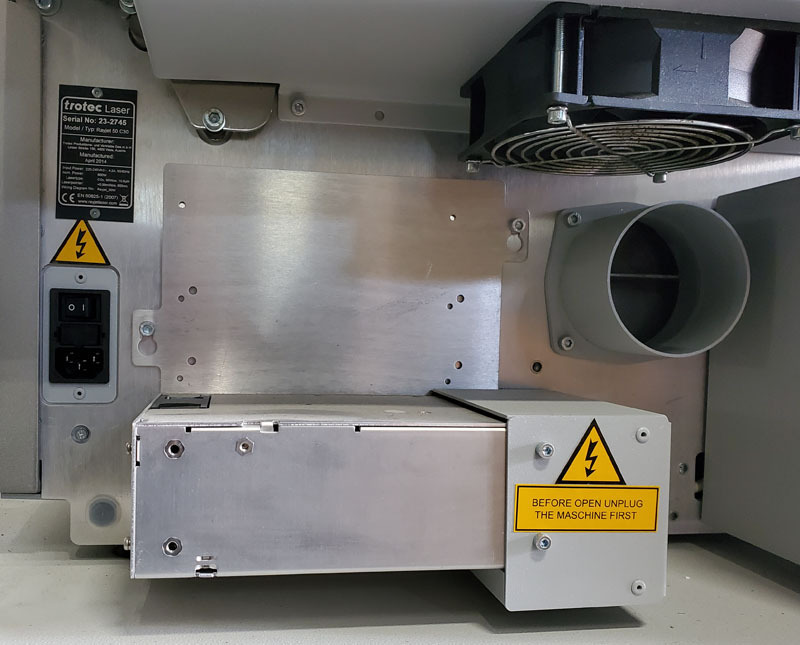 Trotec トロテック RayJet 50 C30 レーザー彫刻機+Atmos Compact 115/110 /通電確認のみ/直接引き渡し ...