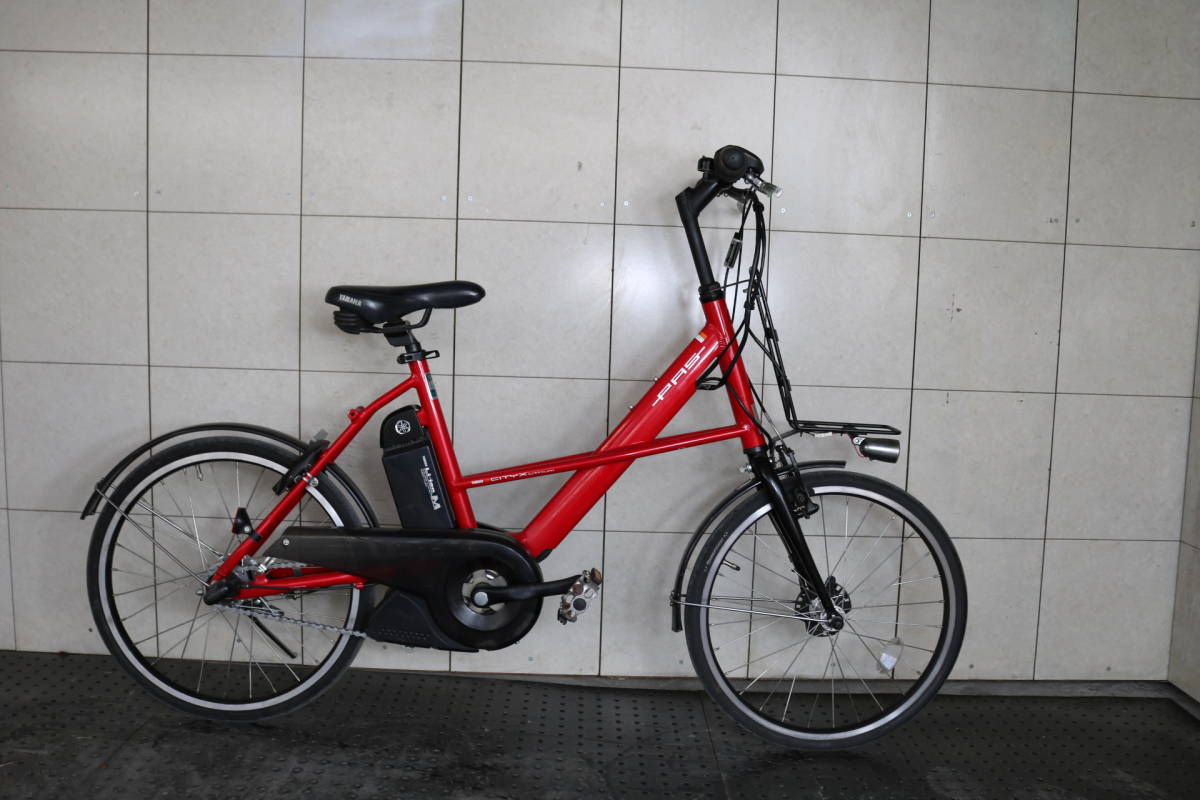 新基準人気良品！ヤマハPAS CITY-X X573-1001リチウム6AH 20インチ 3段 LED 小径電動 赤色