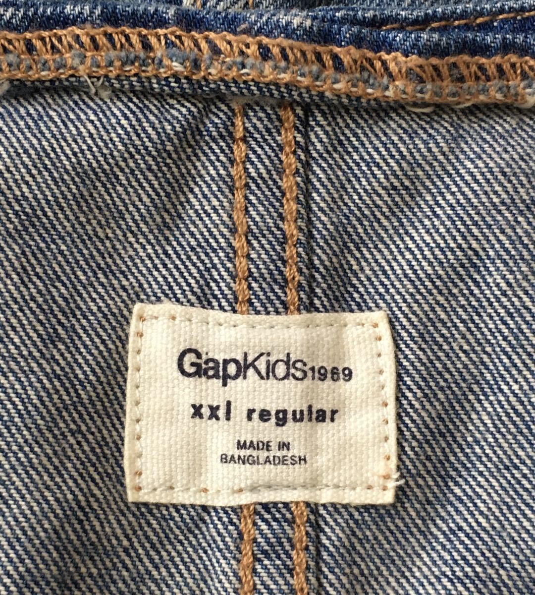 GapKids XXL 150cm/155cm/160cm デニム サロペット オーバーオール ショートパンツ ダメージ加工(ジーンズ)｜売買されたオークション情報、yahooの商品情報を ...