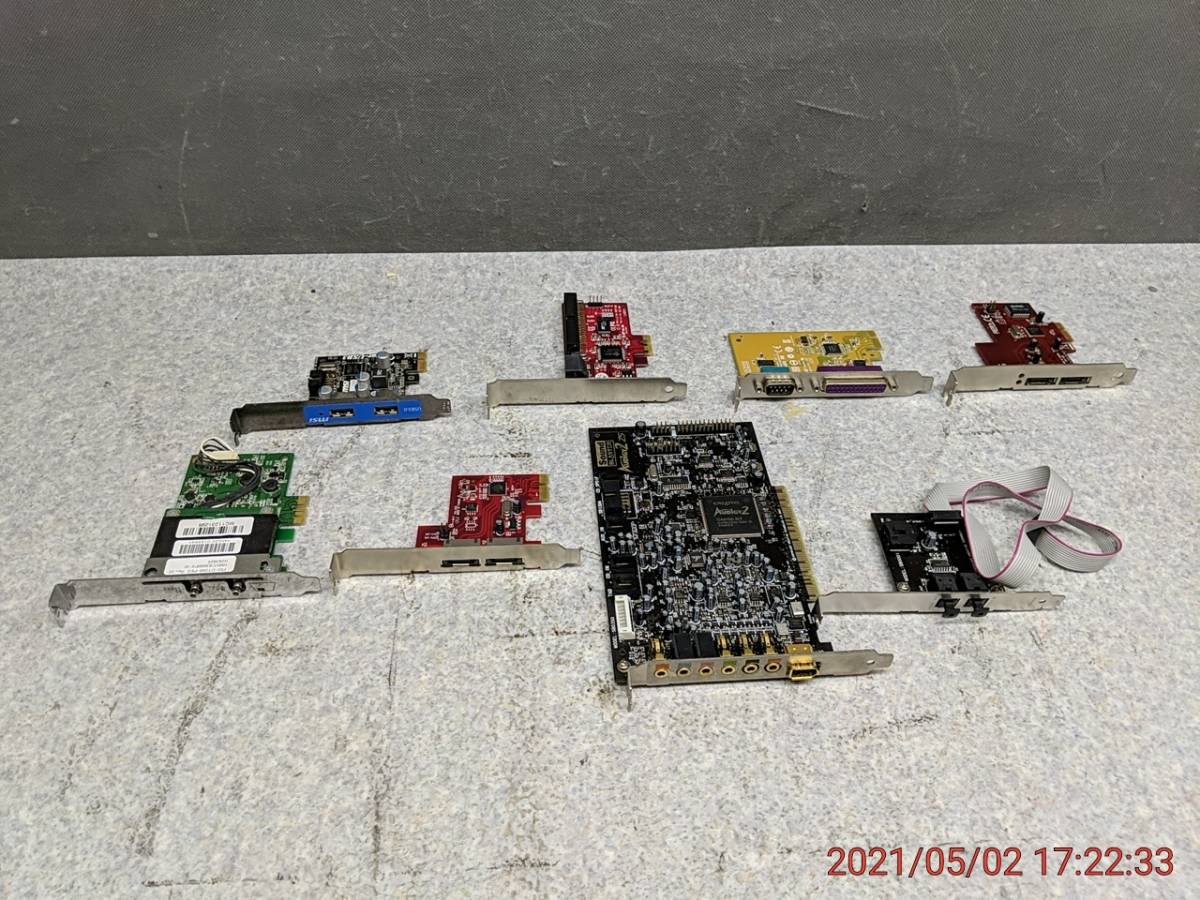V988K1 拡張カード7個 USB3.0 ESATA 地デジチューナー シリアルパラレル サウンドなど STAR-USB3 SB0001 ...
