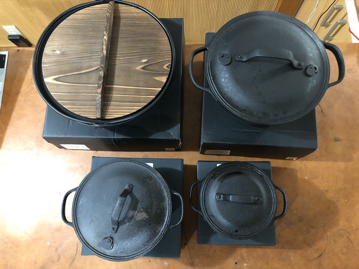 4点セット 南部鉄器oigen及源鋳造ct-3/ct-4/ct-5/oj-001(鉄製)｜売買されたオークション情報、yahooの商品情報をアーカイブ公開 - オークファン（aucfan.com）