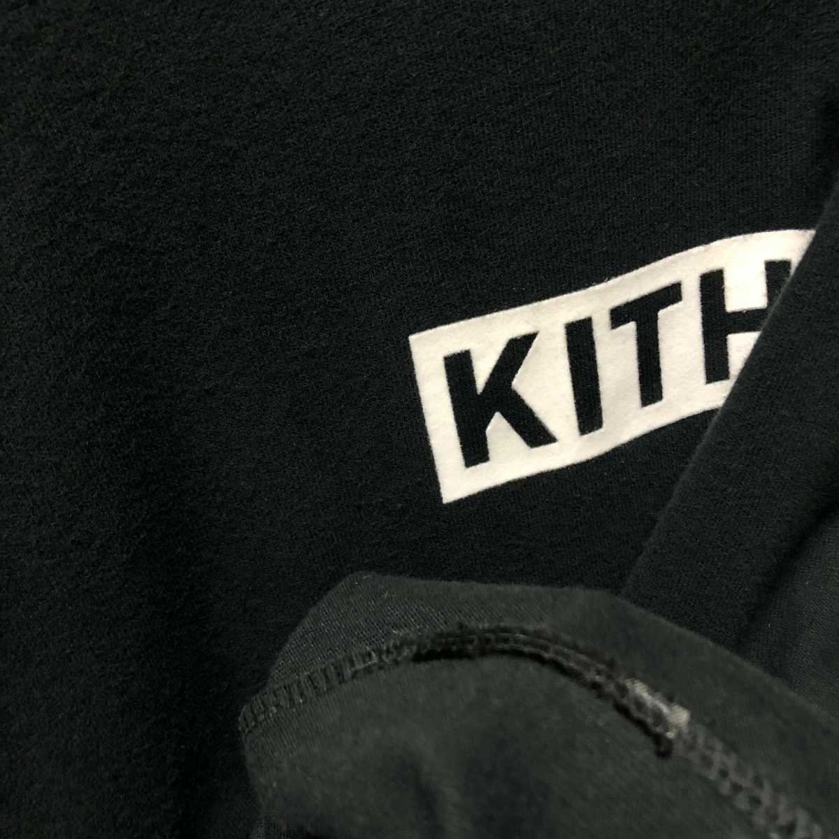 KITH NYC FLOCK BOX LOGO TEE キス ニューヨーク ボックスロゴ Tシャツ 黒 STUSSY SUPREME NIKE ...