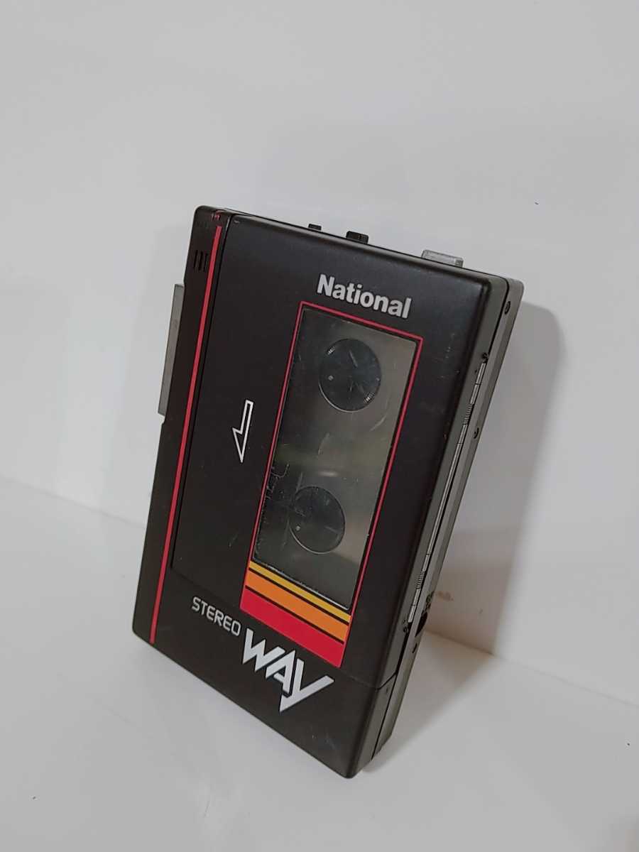 不動品 National ナショナル カセットプレーヤー プレイヤー STEREO WAY RQ-J9 ジャンク 必ず商品説明ご確認ください ...