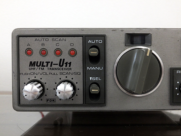 FDK/福山電機 アマチュア無線 水晶式 MULTI-U11 430MHz FM機 年式不明 通電OK 現状品(モービル)｜売買されたオークション情報、yahooの商品情報をアーカイブ公開 ...
