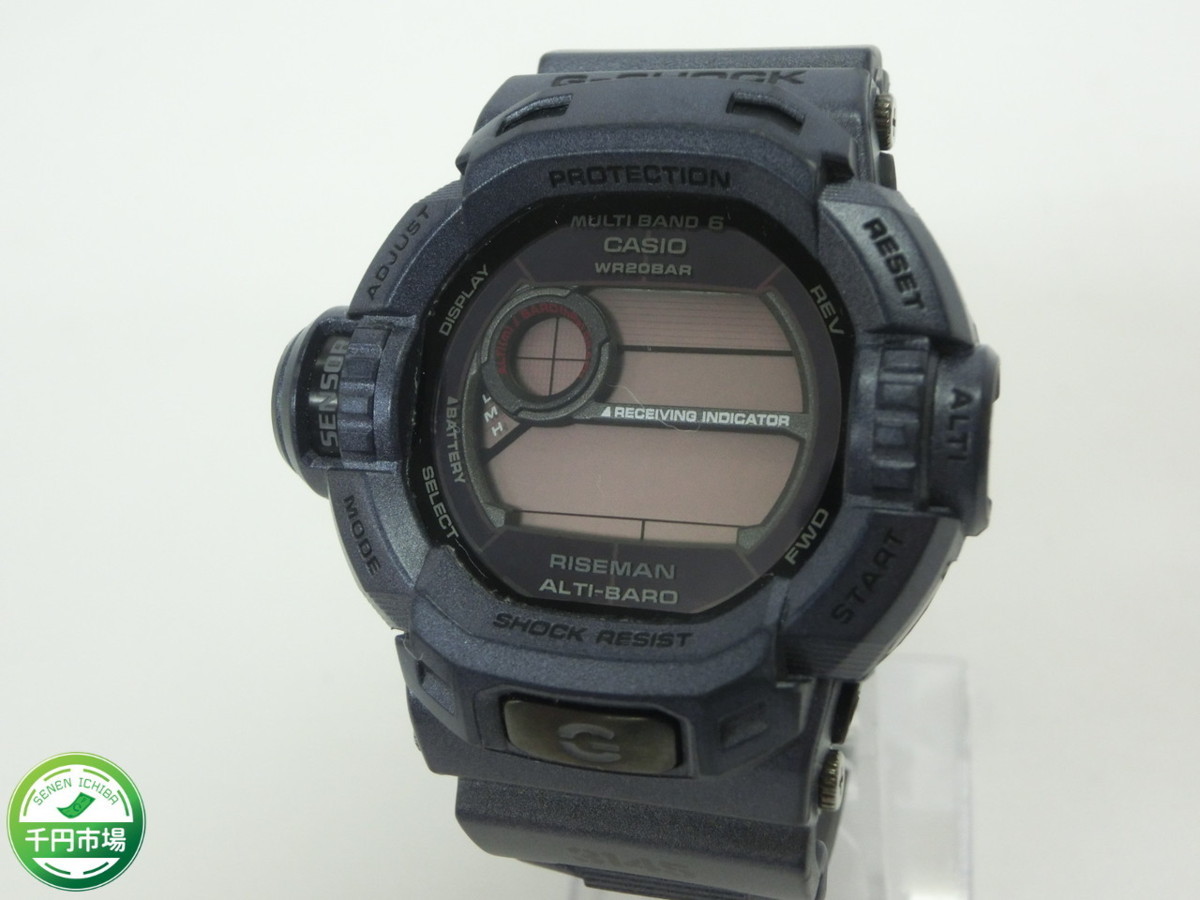 N-0849 CASIO カシオ G-SHOCK RISEMAN ライズマン GW-9200MSJ 3145 腕時計 現状品 千円市場 ...