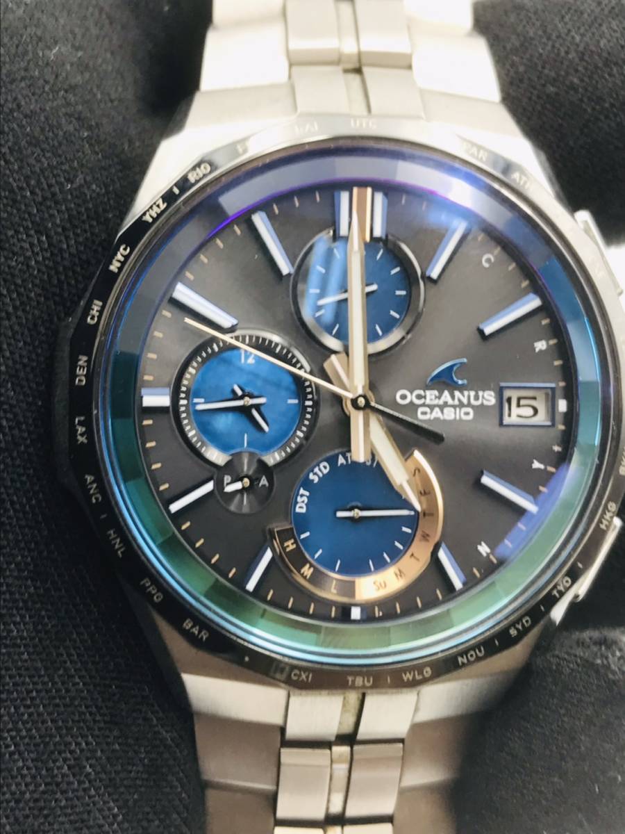 CASIO カシオ OCEANUS オシアナス マンタ OCW-S5000C-1AJF 15周年記念(OCEANUS)｜売買されたオークション ...
