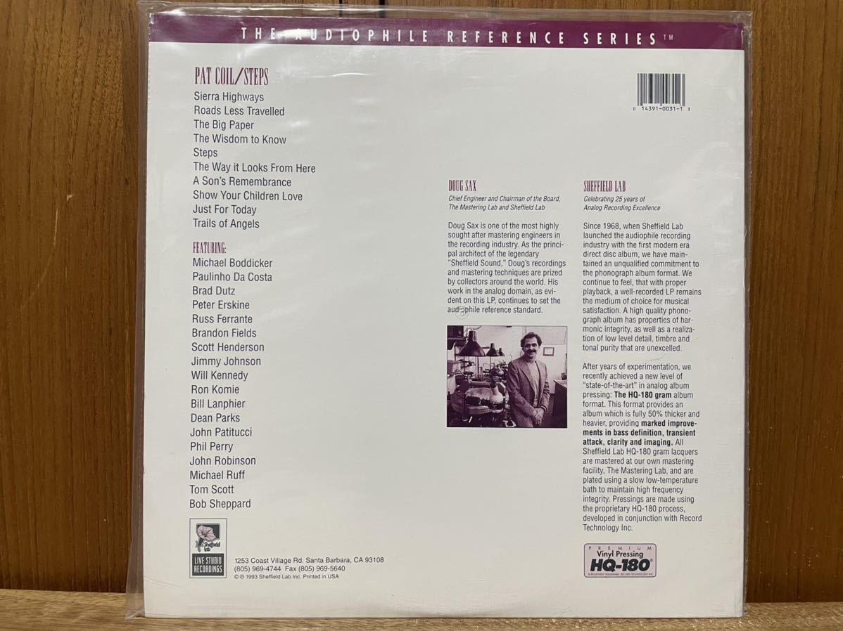 1993 Sheffield Lab Inc.Printed in USA.THE AUDIOPHILE REFERENCE SERIES ...