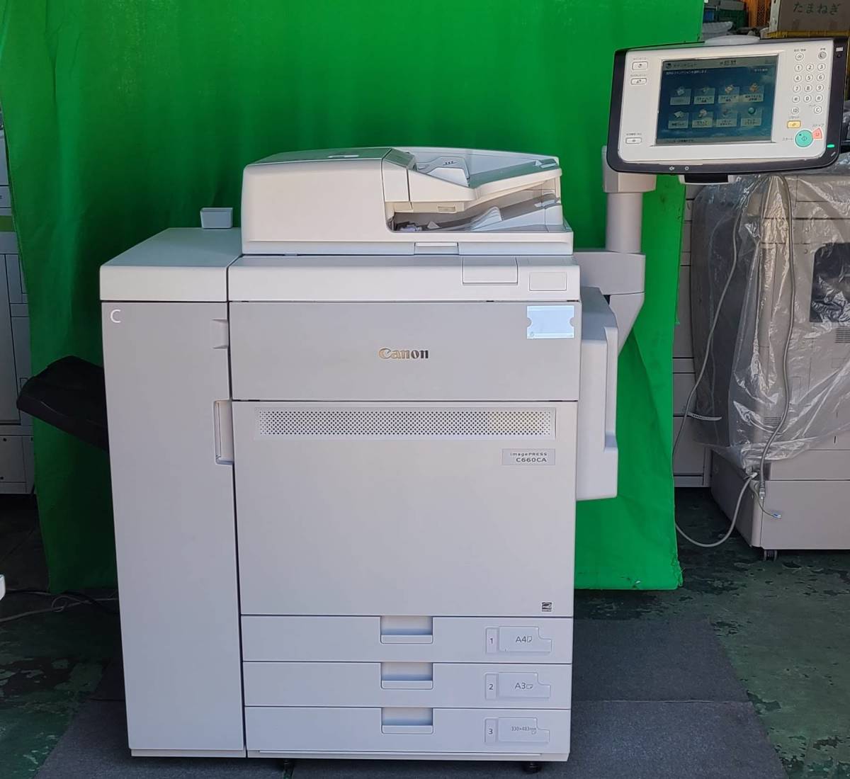現行機 17 331枚 C660CA 5 980 000円 2019年5月発売 Canon imagePRESS C660CA プロダクションプリンター iPR C660CA 引取り限定 ...