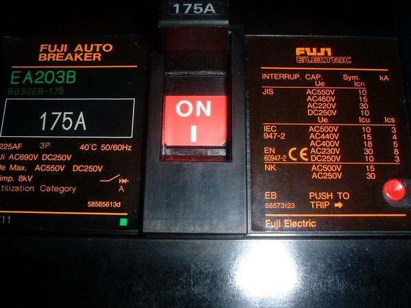 富士電機 オートブレーカー NFB EA203B 175A 箱入(電気材料)｜売買されたオークション情報、yahooの商品情報をアーカイブ公開 ...